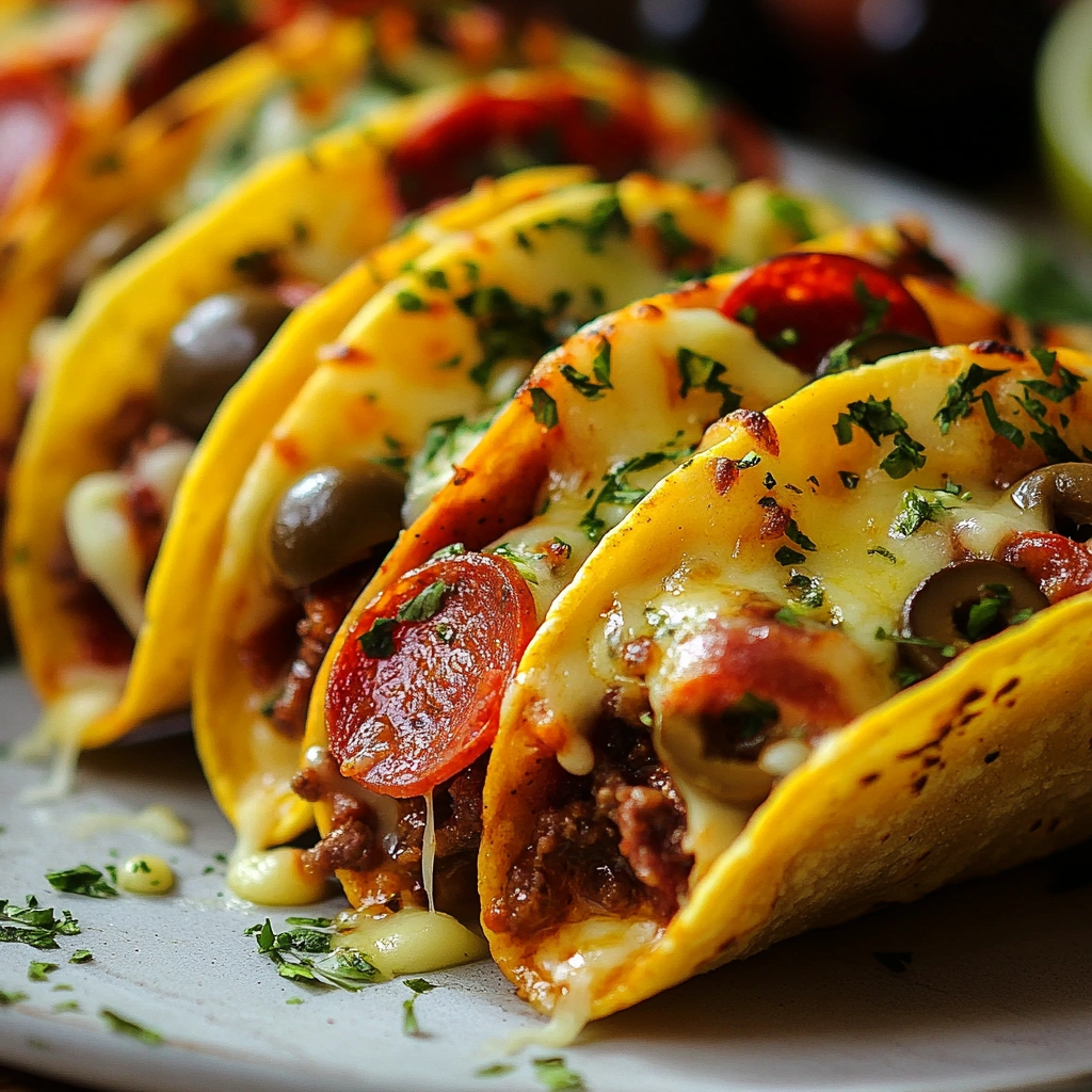 PEPPERONI PIZZA TACOS