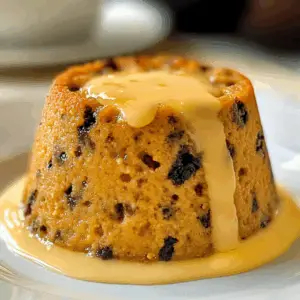 Traditional Spotted Dick Recipe: A Classic British Steamed Pudding with Custard