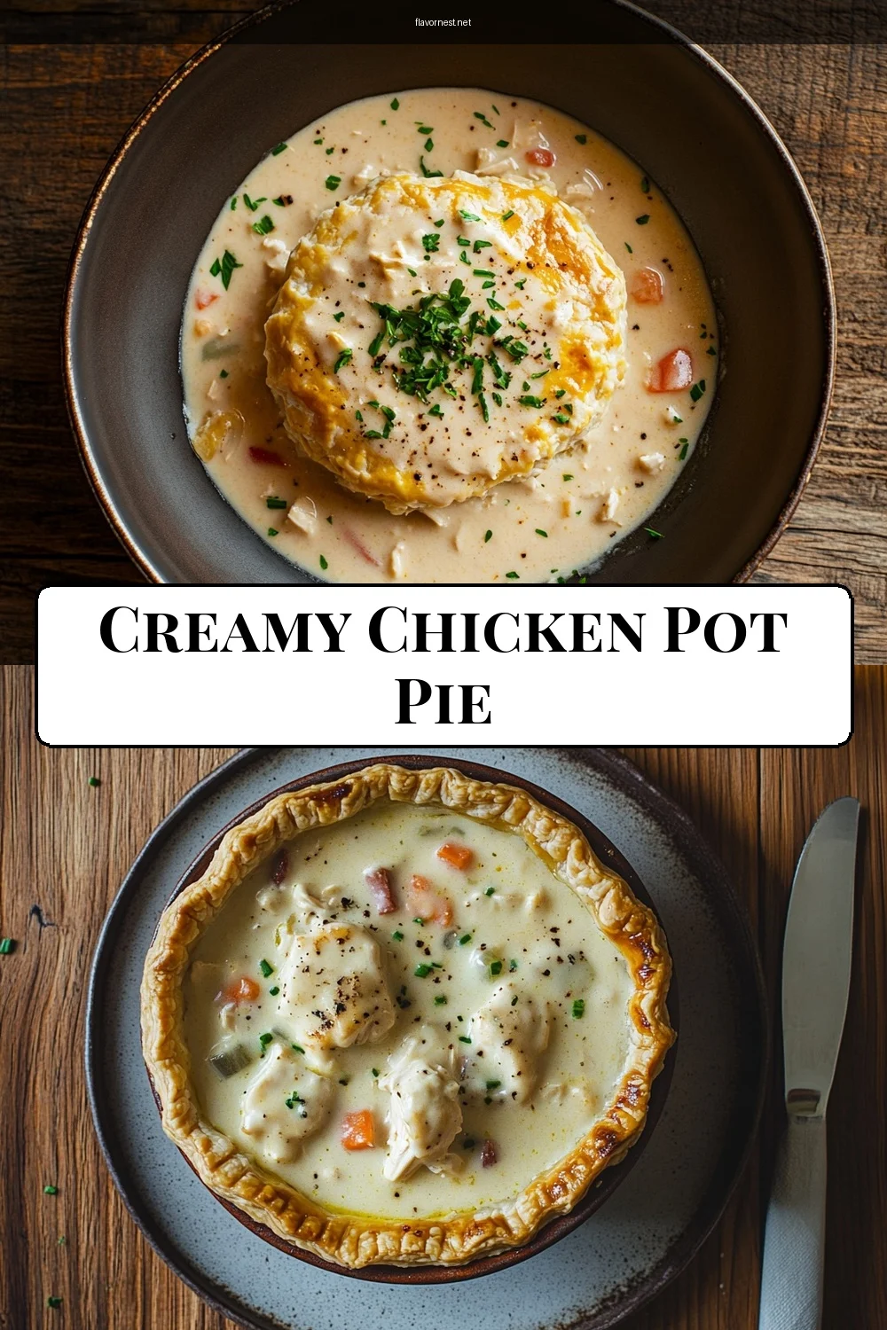 Creamy Chicken Pot Pie — The Cozy Weeknight Dinner That Always Works