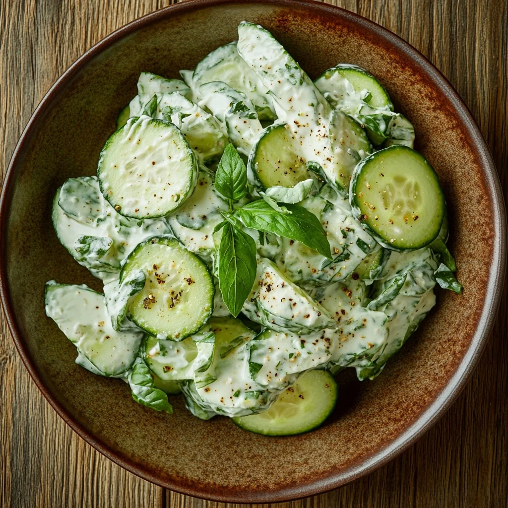 Fresh Creamy Cucumber Salad with High Protein Boost — 15-Minute Crunch ...