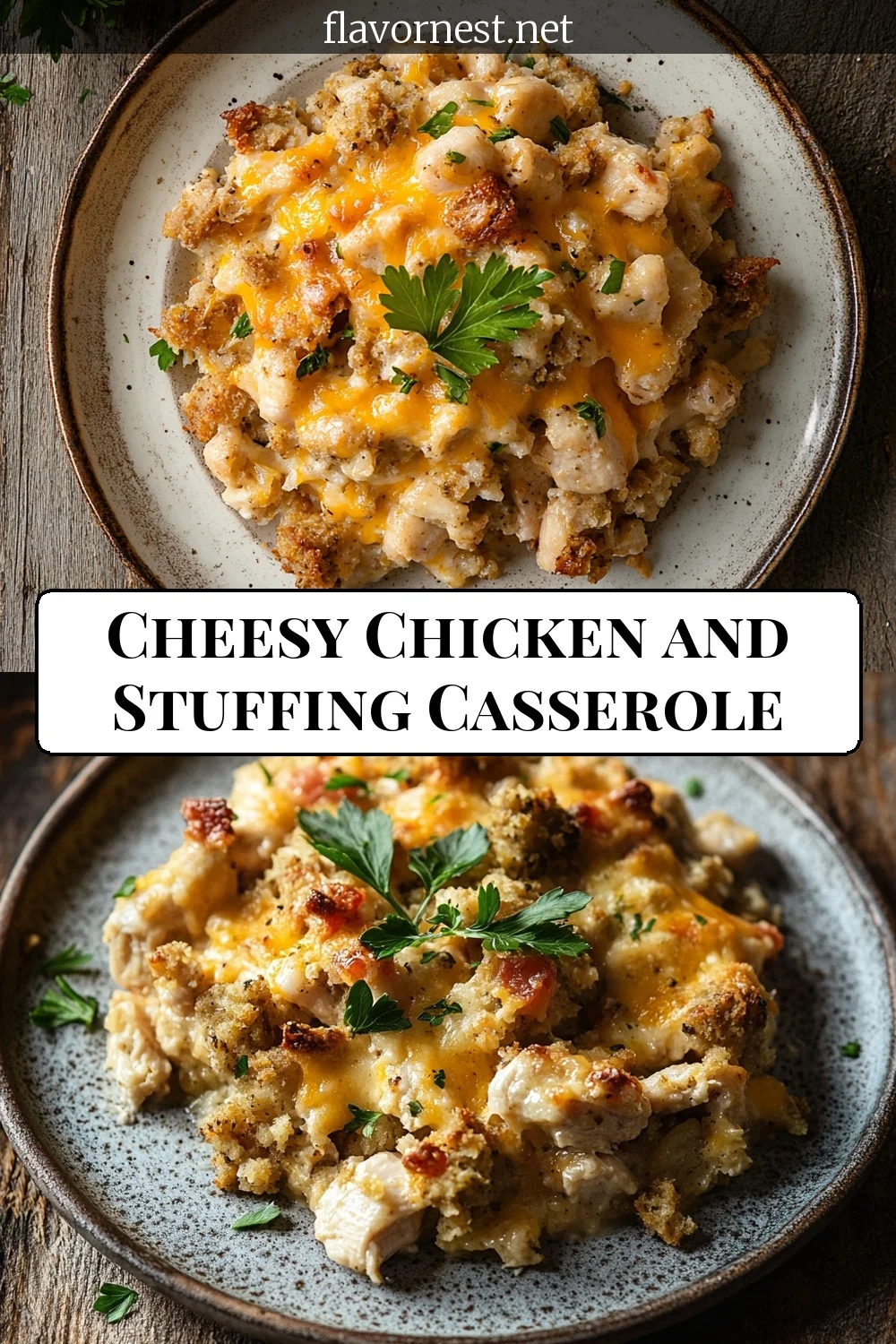 Cheesy Chicken and Stuffing Casserole — The Weeknight Hero You Need