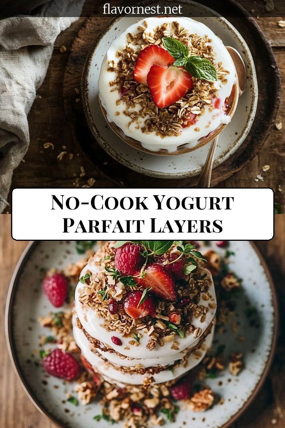 No-Cook Yogurt Parfait Layers — 5-Minute Breakfast Magic