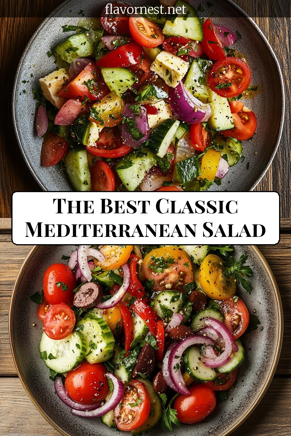 The Best Classic Mediterranean Salad Recipe – Fresh & Easy
