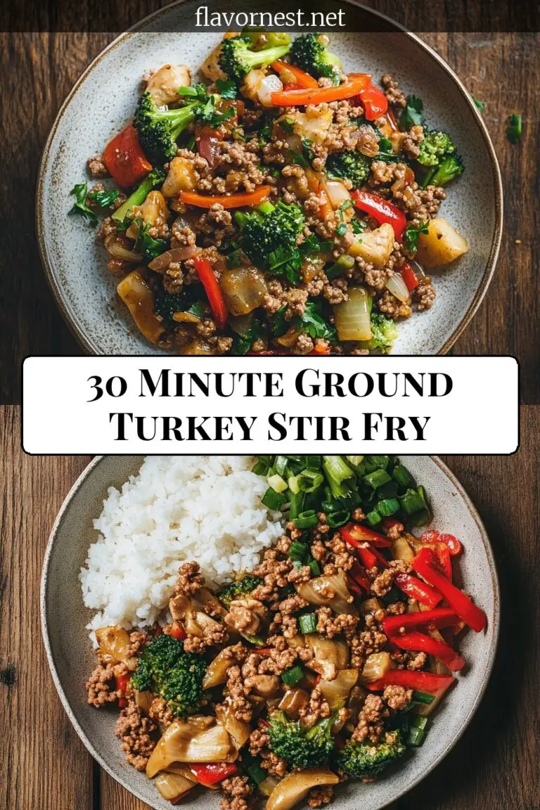 30 Minute Ground Turkey Stir Fry — Quick, Saucy, Weeknight Hero