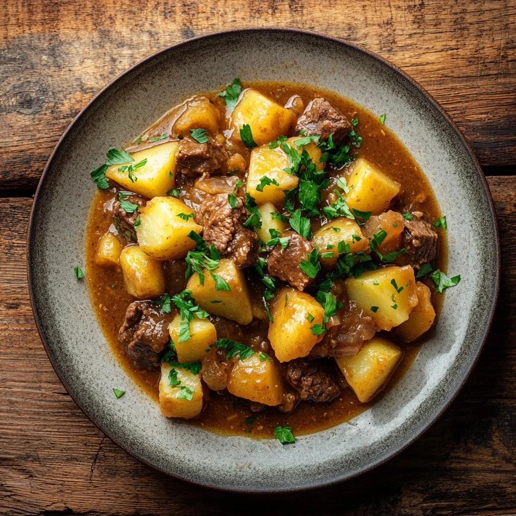 Crockpot Beef and Potato Stew – Hearty, Easy, Set & Forget